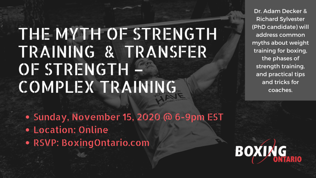 The Myth of Strength Training & Transfer of Strength-Complex Training ...