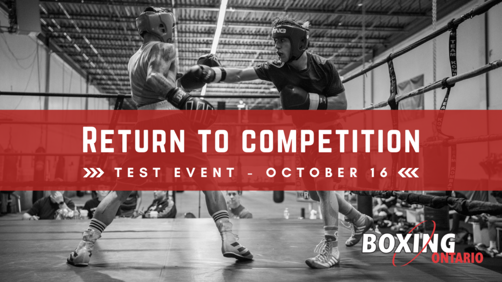 EVENT ADVISORY: Boxing is Back in Ontario | Boxing Ontario’s Return to ...