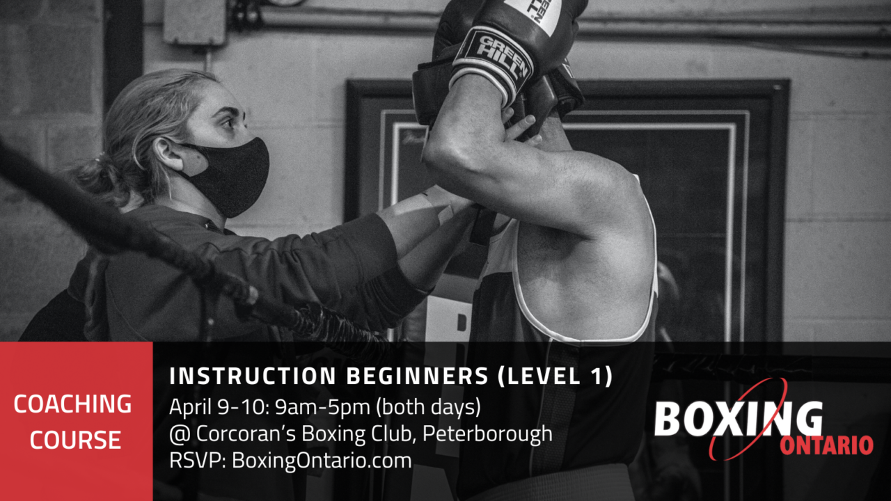 [Coaching Course] Instruction Beginners (Level 1) – Peterborough ...