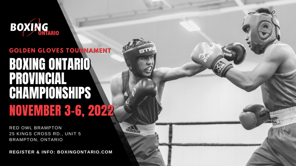 Boxing Ontario Provincial Championships | Boxing Ontario