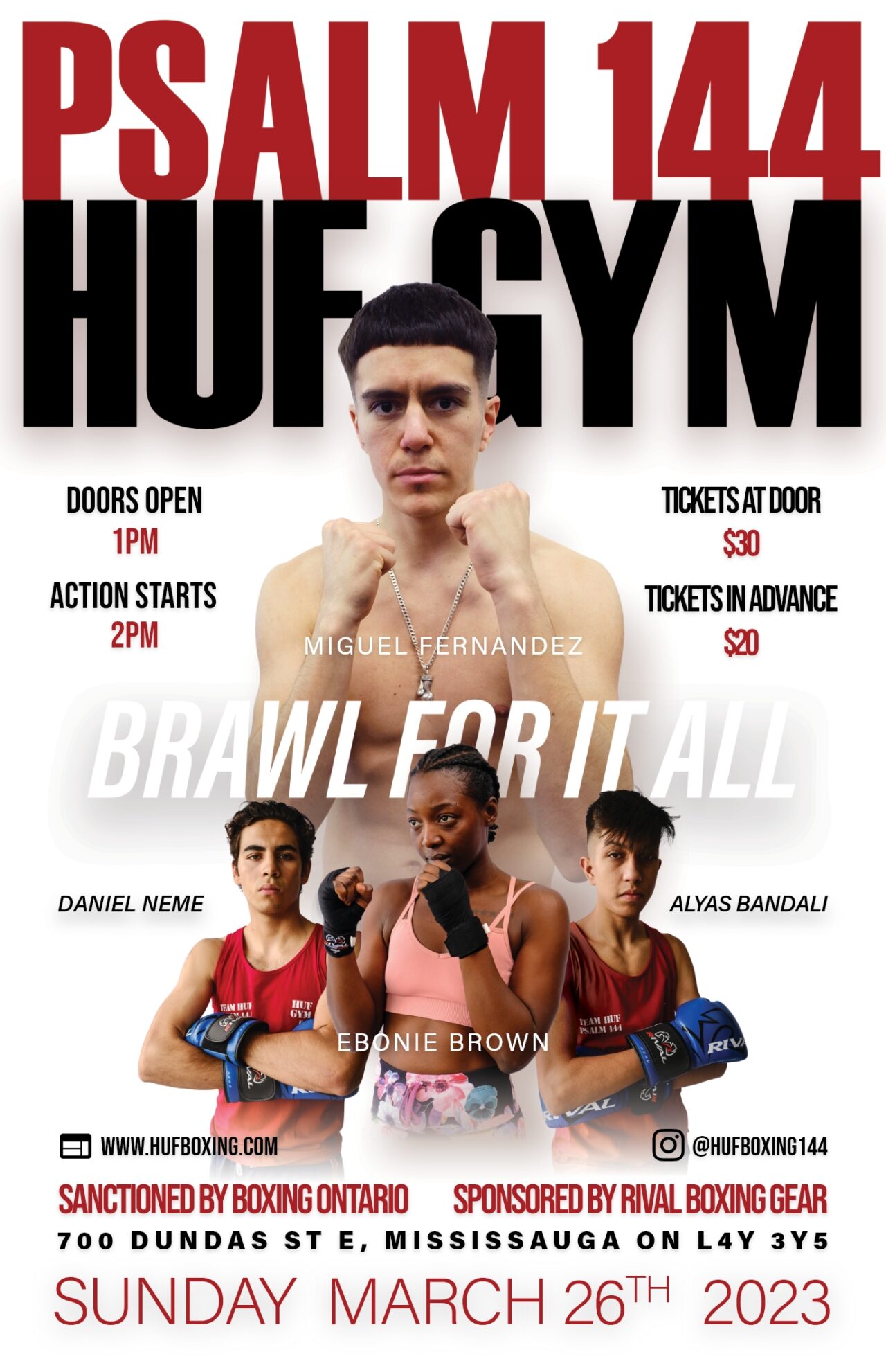 [CLUB COMPETITION] Brawl for it All @ HUF | Boxing Ontario