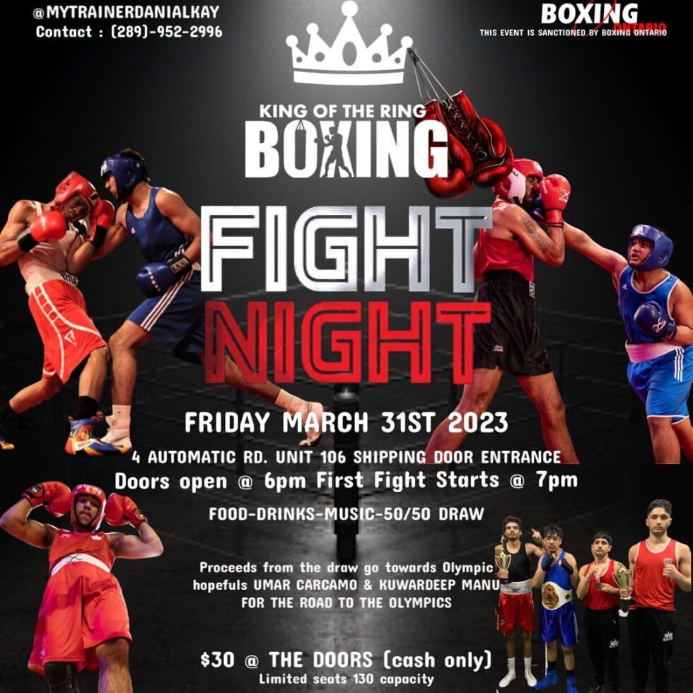 [CLUB COMPETITION] King of the Ring Fight Night | Boxing Ontario