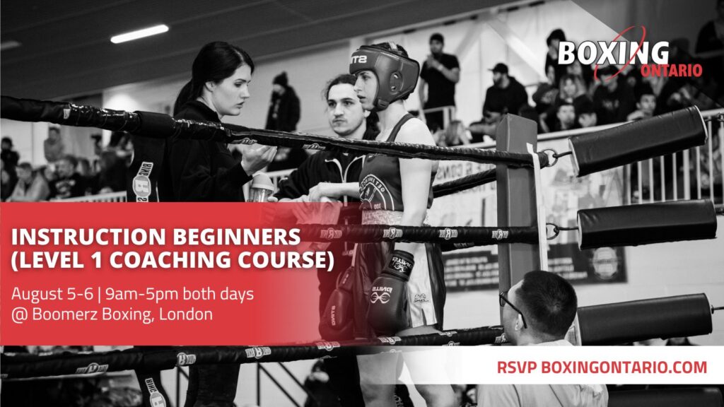 [COACHING COURSE] Competition Introduction (Level 2) – London | Boxing ...