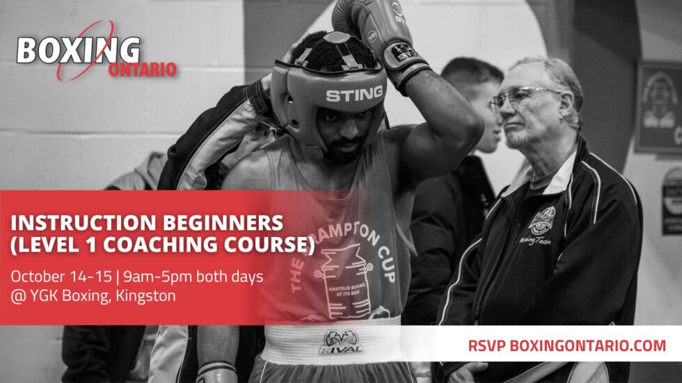 COACHING COURSE | Instruction Beginners (Level 1) – Kingston (Course is ...