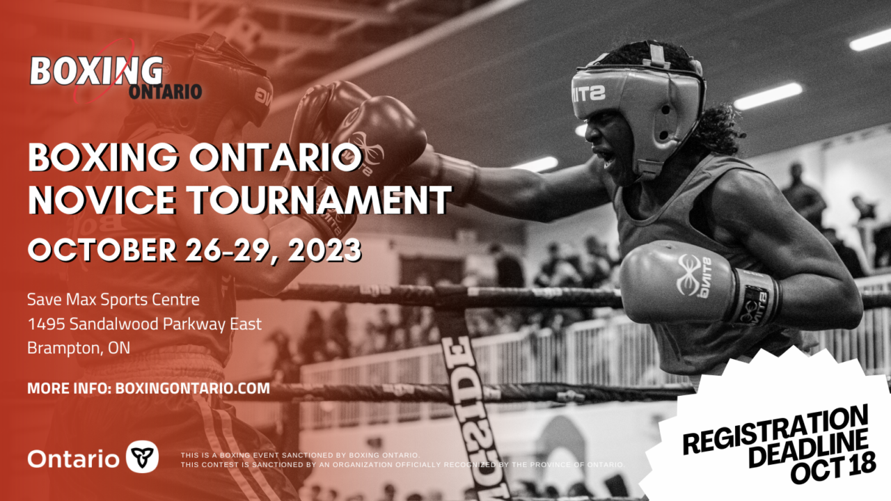 Boxing Ontario Novice Tournament 2023 | Boxing Ontario