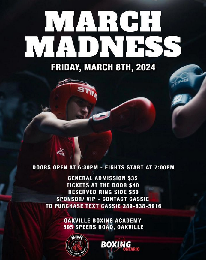 CLUB COMPETITION | March Madness | Boxing Ontario