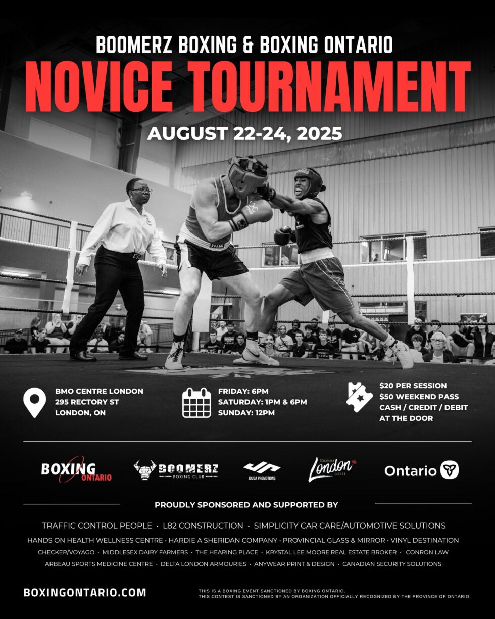 TOURNAMENT | 2025 Boomerz Boxing x Boxing Ontario Novice Tournament ...