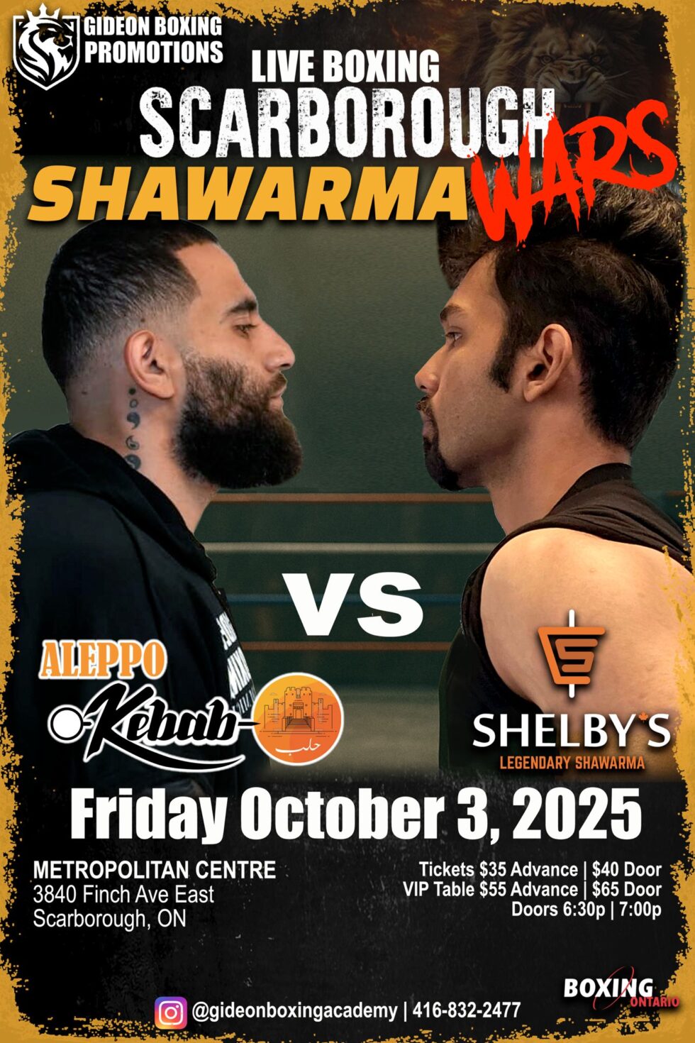 CLUB COMPETITION | Shawarma Wars Scarborough | Boxing Ontario